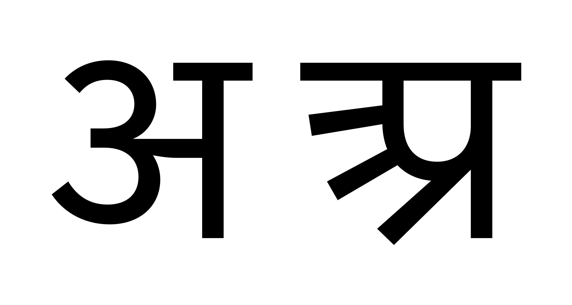 The Universal Thirst Gazette | The story of the Devanagari letter अ